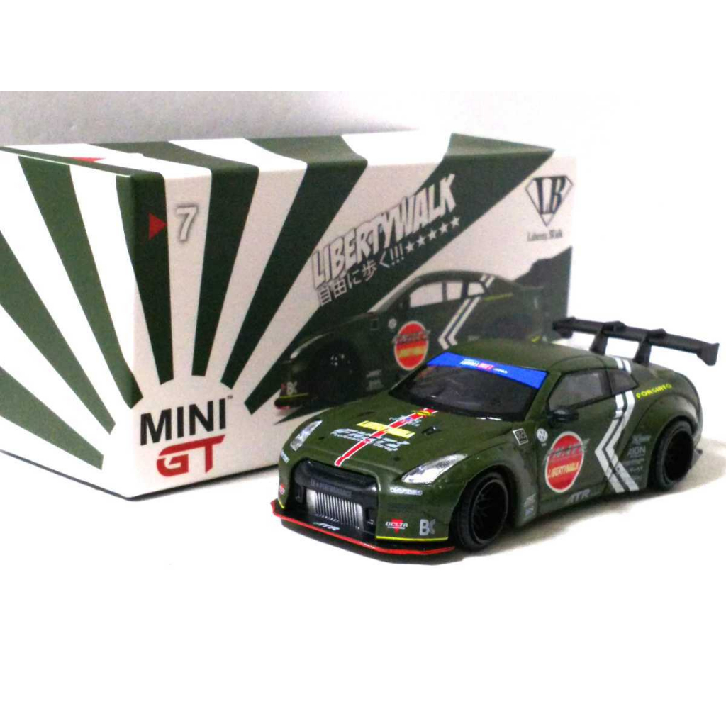 Mini GT 7 LB WORKS NISSAN GT R35 零戰 高尾 東瀛戰神 絕版 小車 模型車 跑超 超跑 | 蝦皮購物