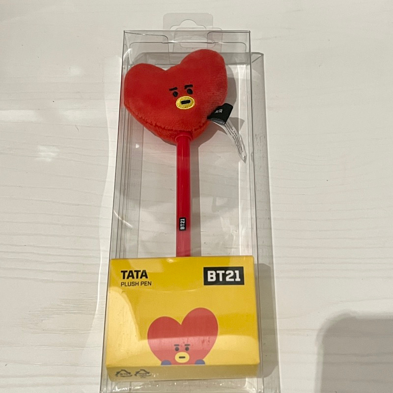 ️ BT21 TATA Plush Pen 原子筆 ️(全新) | 蝦皮購物