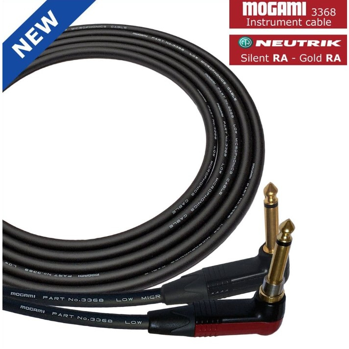 MOGAMI 3368+Neutrik 鍍金/靜音接頭 吉他/樂器導線 | 蝦皮購物