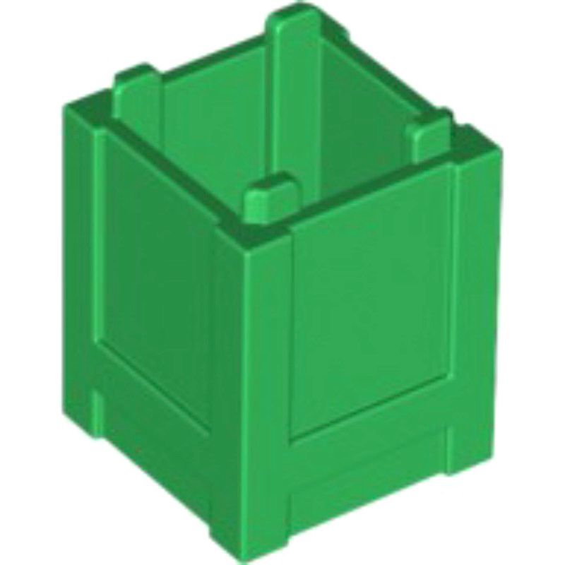 LEGO 樂高 4548102 61780 深綠色 2x2x2 木箱 箱子 鐵箱 鐵桶 | 蝦皮購物