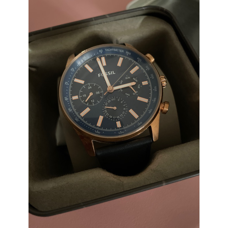 二手Fossil手錶 型號BQ2449 內附購買單據 | 蝦皮購物