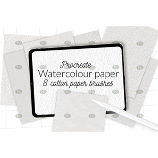 水彩紙紋理Procreate筆刷素材iPad繪畫插畫X-438 | 蝦皮購物