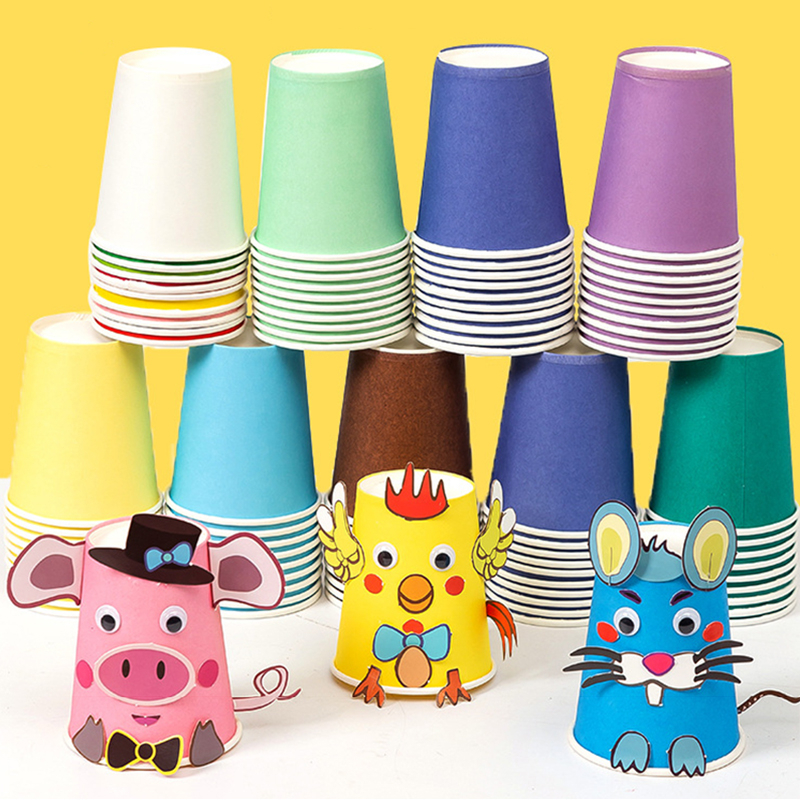 彩色紙杯 圓點色 亮面色 手作專用 紙杯 10入 20入 免洗紙杯 DIY 美術 美勞 環保 手工藝 手作材料 | 蝦皮購物