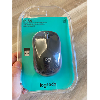 全新品-羅技 Logitech M186 無線滑鼠 滑鼠 | 蝦皮購物