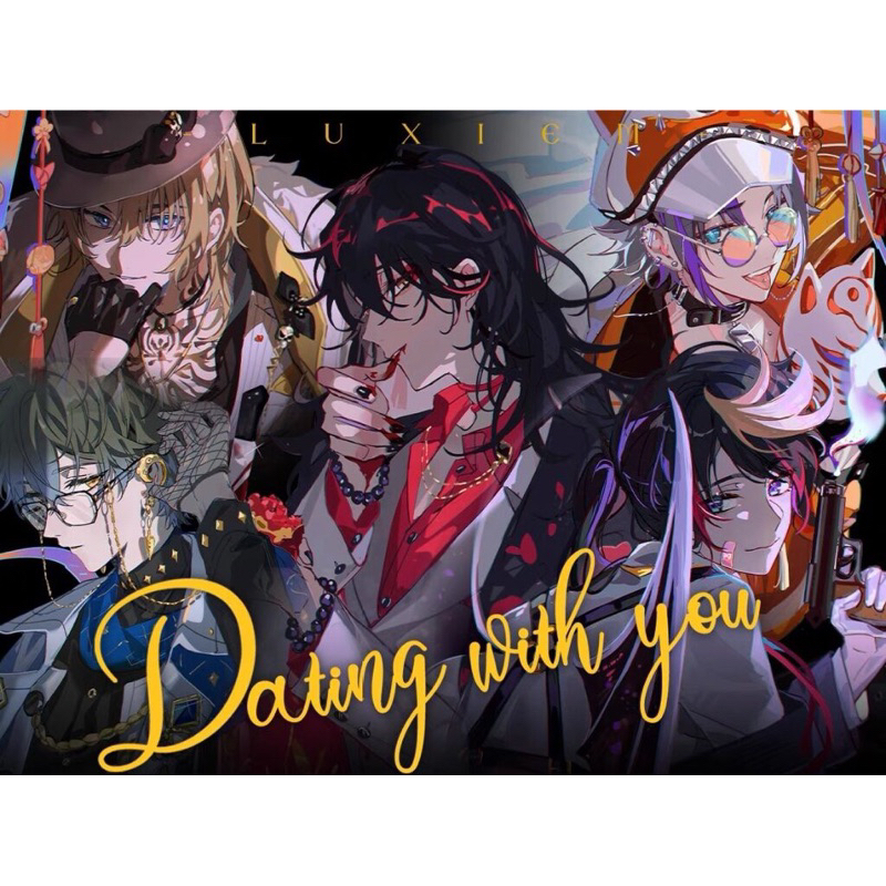 彩虹社EN｜Luxiem｜燙鐳射雙面印刷明信片｜Vox／Mysta／Luca／Shu／Ike｜同人製品 | 蝦皮購物