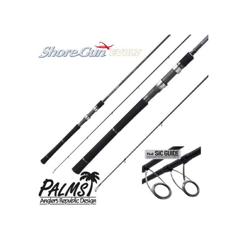 棕櫚樹 Palms SHORE GUN EVOLV 103XH 岸拋路亞竿 鐵板竿青物大物洄游魚 | 蝦皮購物