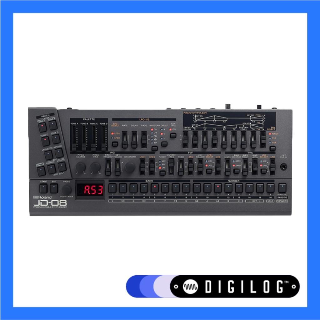 【DigiLog】Roland JD-08 合成器音源 日本流行樂J-Pop常用合成器 經典復刻合成器JD08 | 蝦皮購物