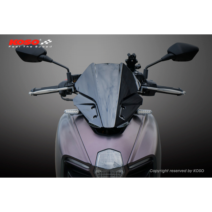 高雄亮點 】KOSO MMBCU 曼巴 衝刺風鏡 前風鏡 擋風 附轉接座 導流風鏡 前移風鏡 造型風鏡 MMB | 蝦皮購物