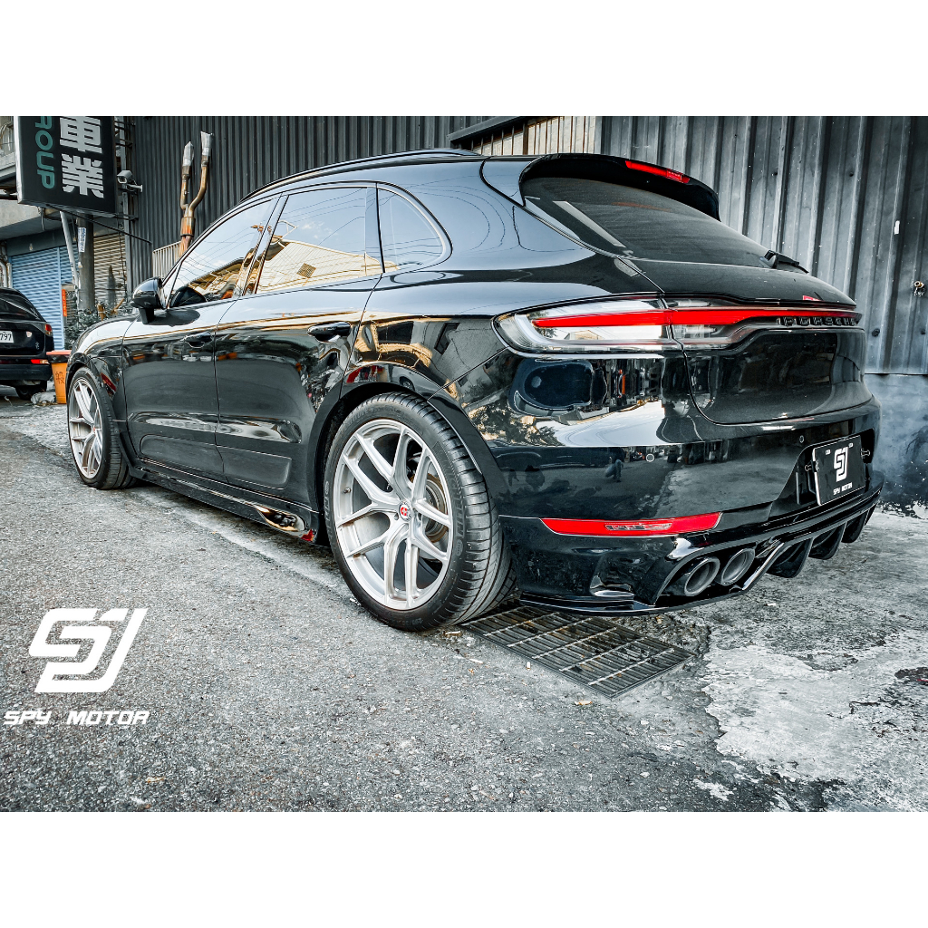 【SPY MOTOR】Porsche Macan GT後下巴 | 蝦皮購物