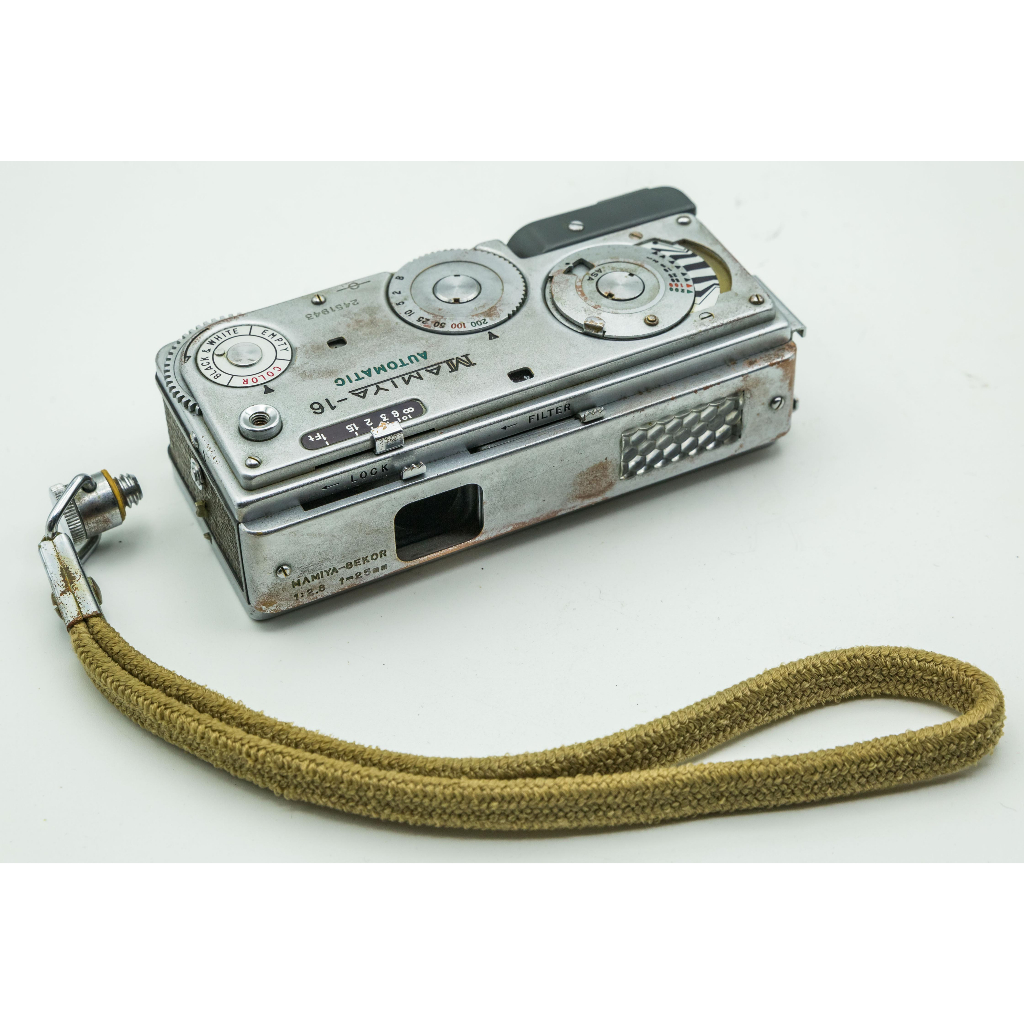 二手新中古:精典收藏古董相機 MAMIYA-16 Auto 紮實金屬質感 16mm間諜相機 瑪米亞 | 蝦皮購物
