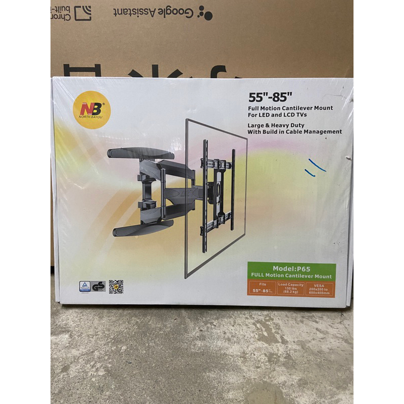 (新品)電視架NB-P65 55吋-85吋 壁掛旋臂式 | 蝦皮購物