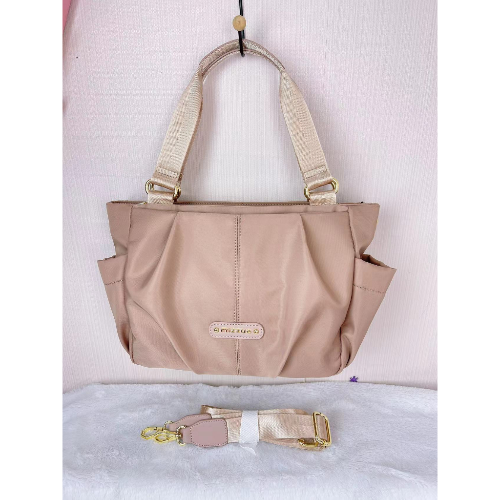 台灣現貨 MIZZUE品牌 📣📣📣 韓版 輕巧斜背包 厚磅尼龍防潑水💦防水女包 多隔層 側口袋可放水壺 PH8002 | 蝦皮購物