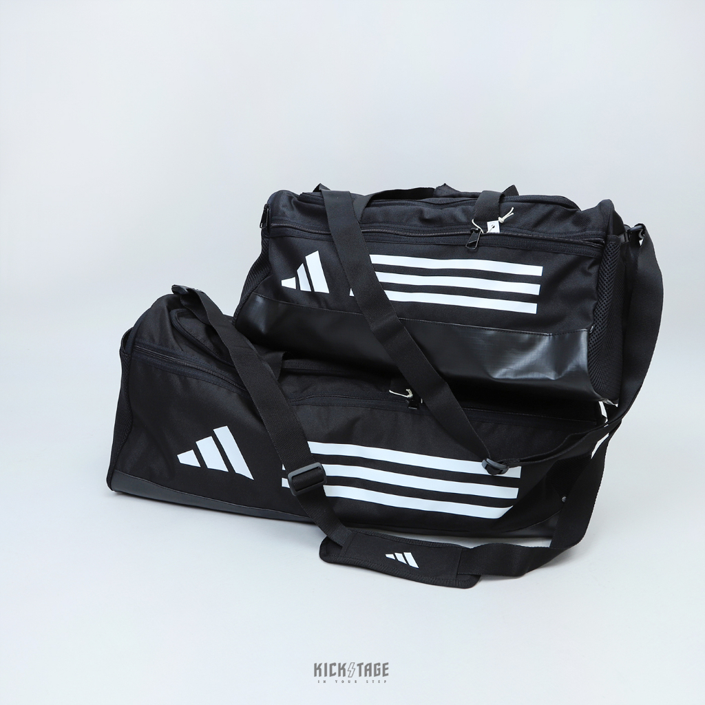 ADIDAS TR DUFFLE 黑色 三線 運動 健身包 行李袋 旅行袋 S號【HT4749】M號【HT4747】 | 蝦皮購物
