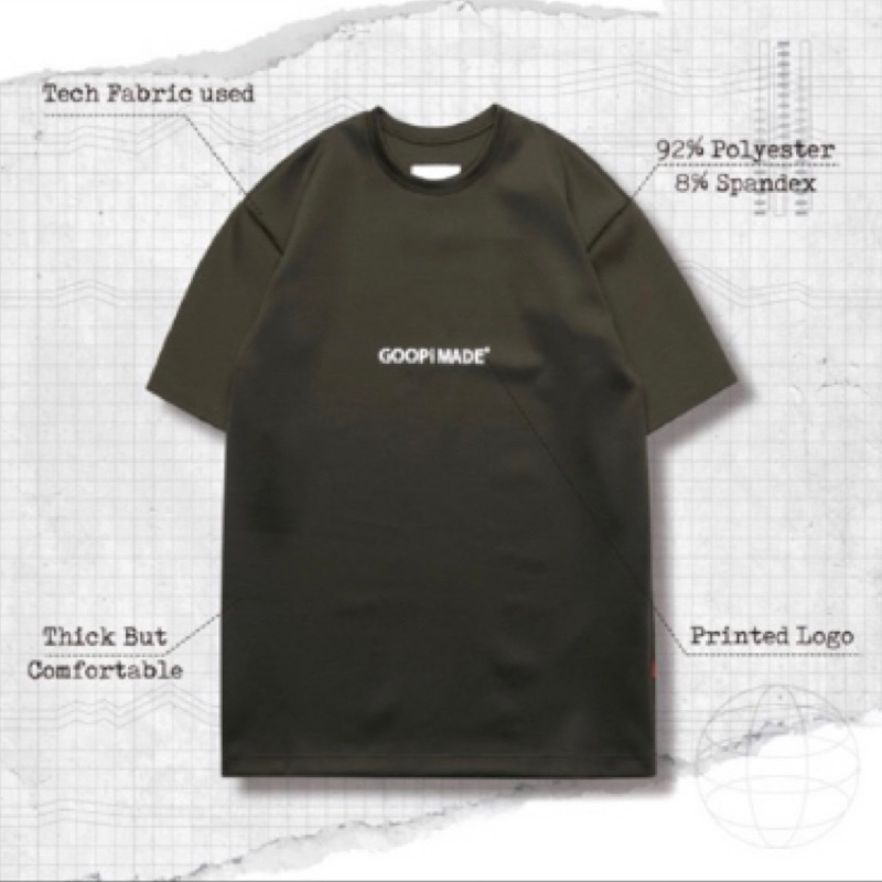 GOOPiMADE 3rd Anniversary Guidance Logo Tee 三週年限定T | 蝦皮購物