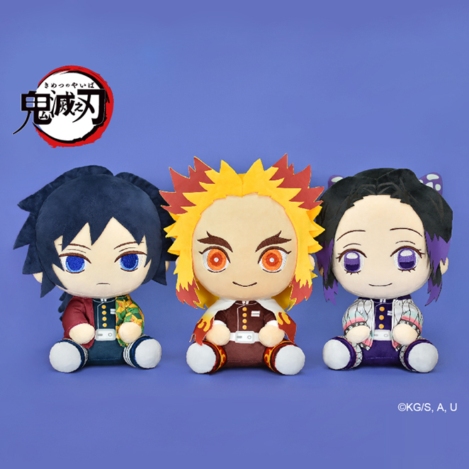 【KHTOY】鬼滅之刃坐姿款（炎柱/水柱/蟲柱）-12吋 | 蝦皮購物