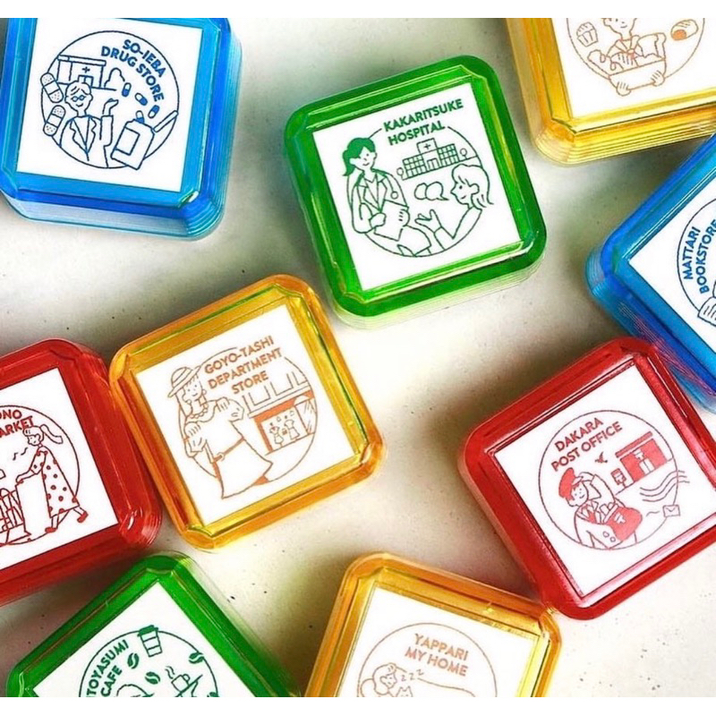 [SUMI選物]Eric x Sanby 日本全新連續印章 日常の風景印 手帳小夥伴 | 蝦皮購物