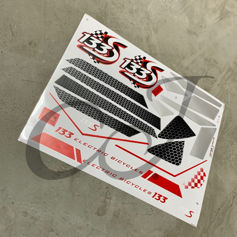 CJ Ebike 極酷 貼紙 車身貼紙 sticker 133s jidian | 蝦皮購物