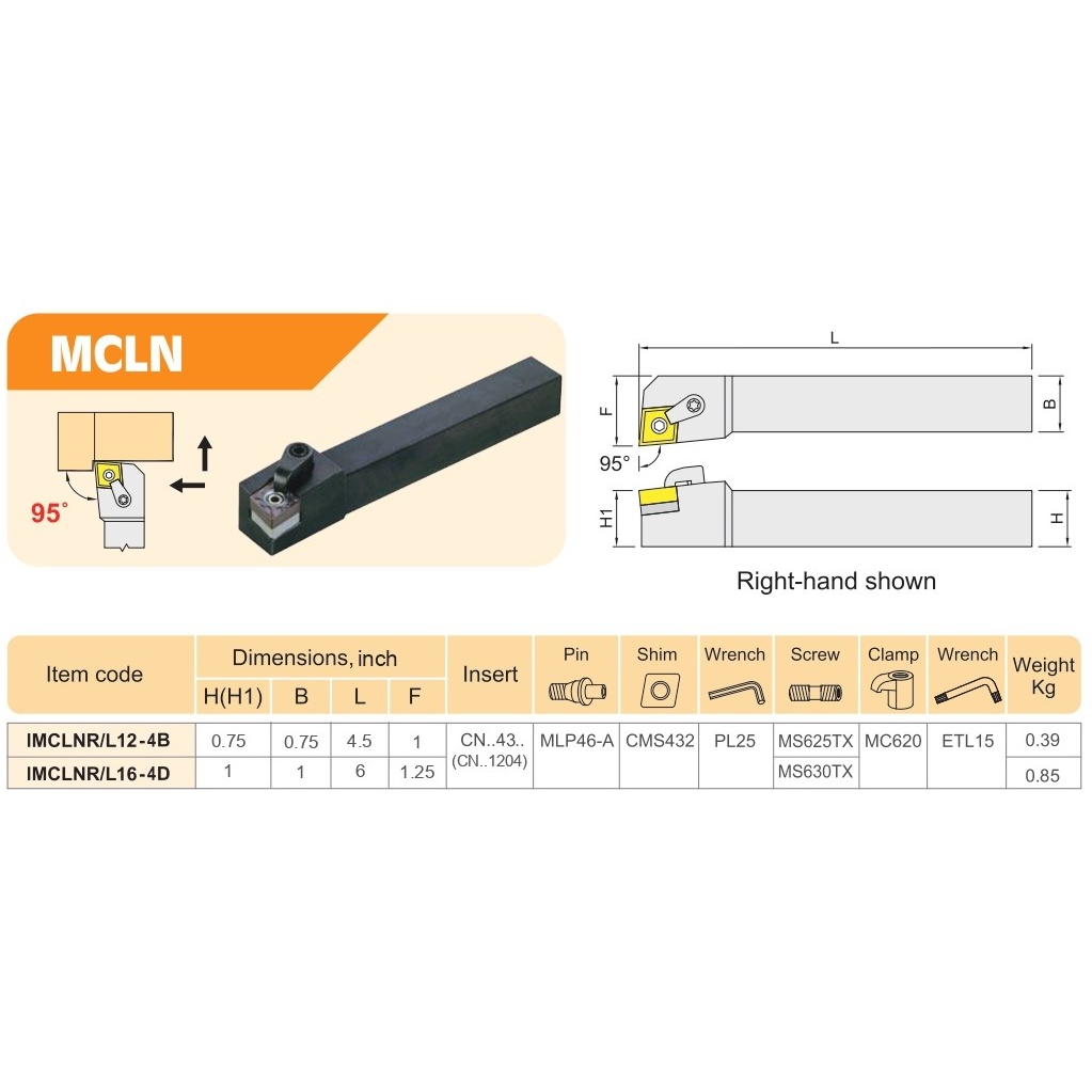 外徑車刀架 外徑車刀 外徑刀架 英制 MCLN/MTJN/MWLN 價格請來電或留言洽詢 | 蝦皮購物