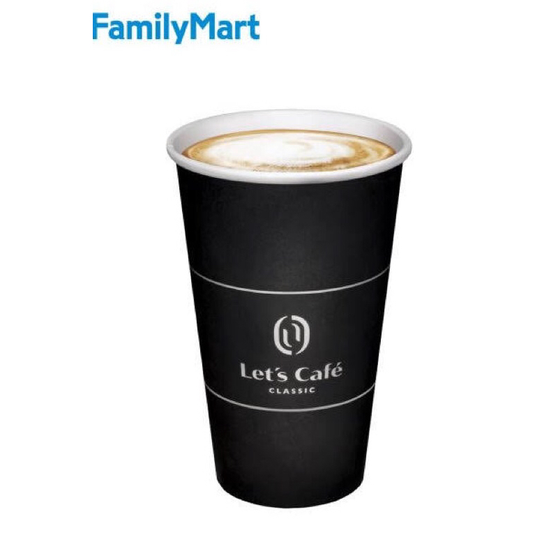 隨買即用 全家超商 Let's Cafe 大杯拿鐵 兌換期限到2025/12/25 | 蝦皮購物
