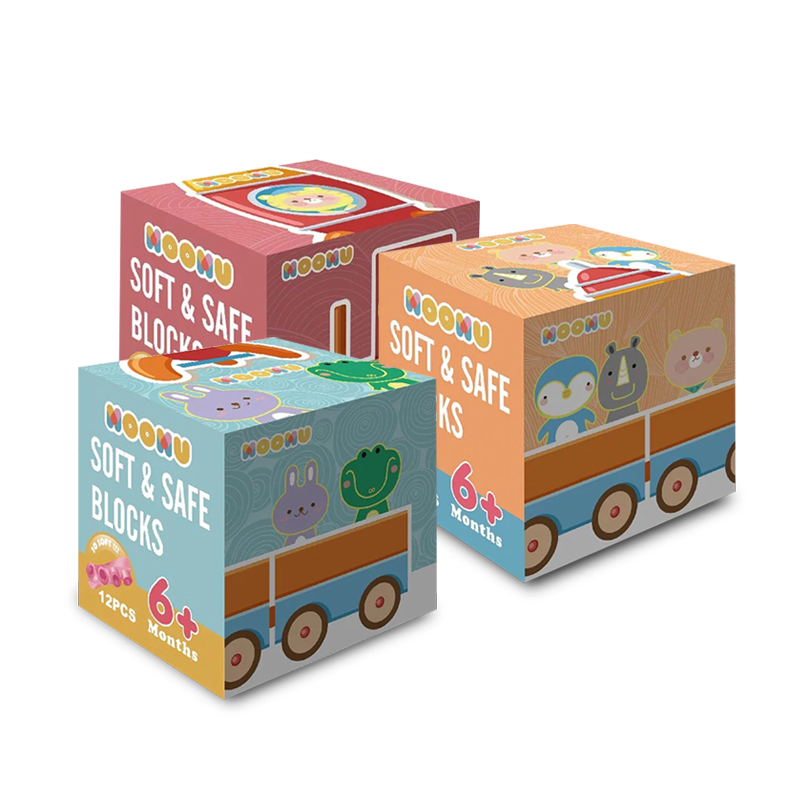 Moomu 馬卡龍香草軟積木12片 可愛婦嬰 | 蝦皮購物