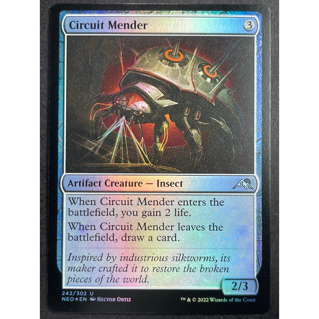 [Lucky] 🌸魔法風雲會 MTG🌸 神河霓朝紀 (NEO) 修線機蟲 Circuit Mender | 蝦皮購物
