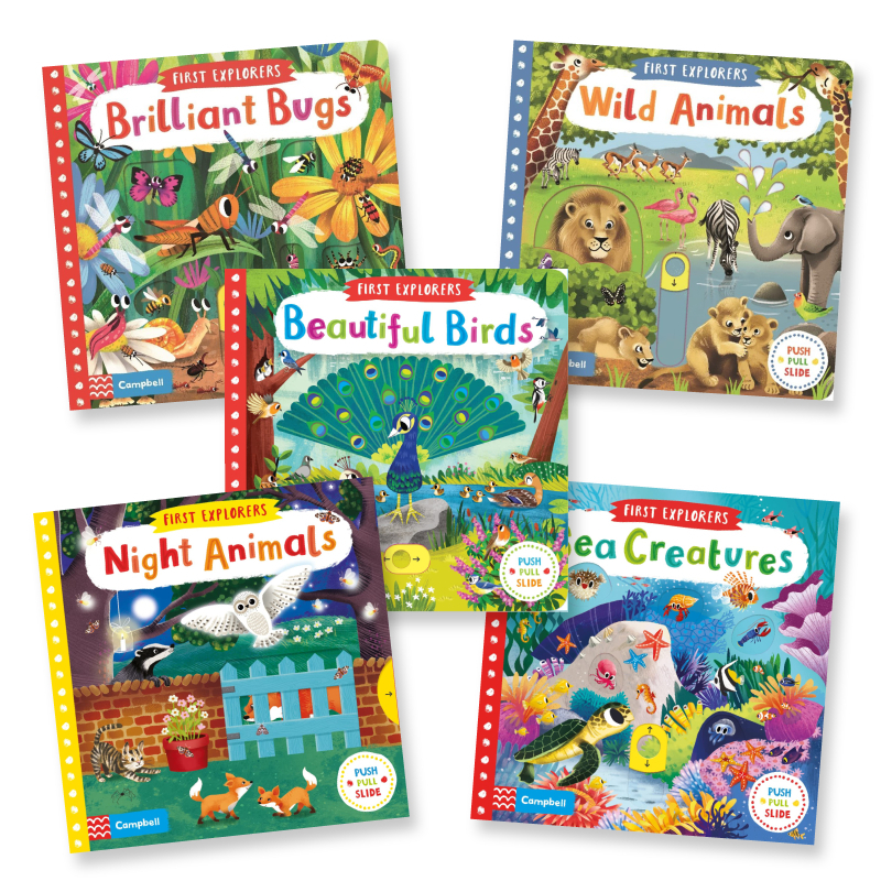 First Explorers: Animal Kingdom 5-Book Pack (附QR Code/5冊合售)/探索動物王國遊戲套書 ...