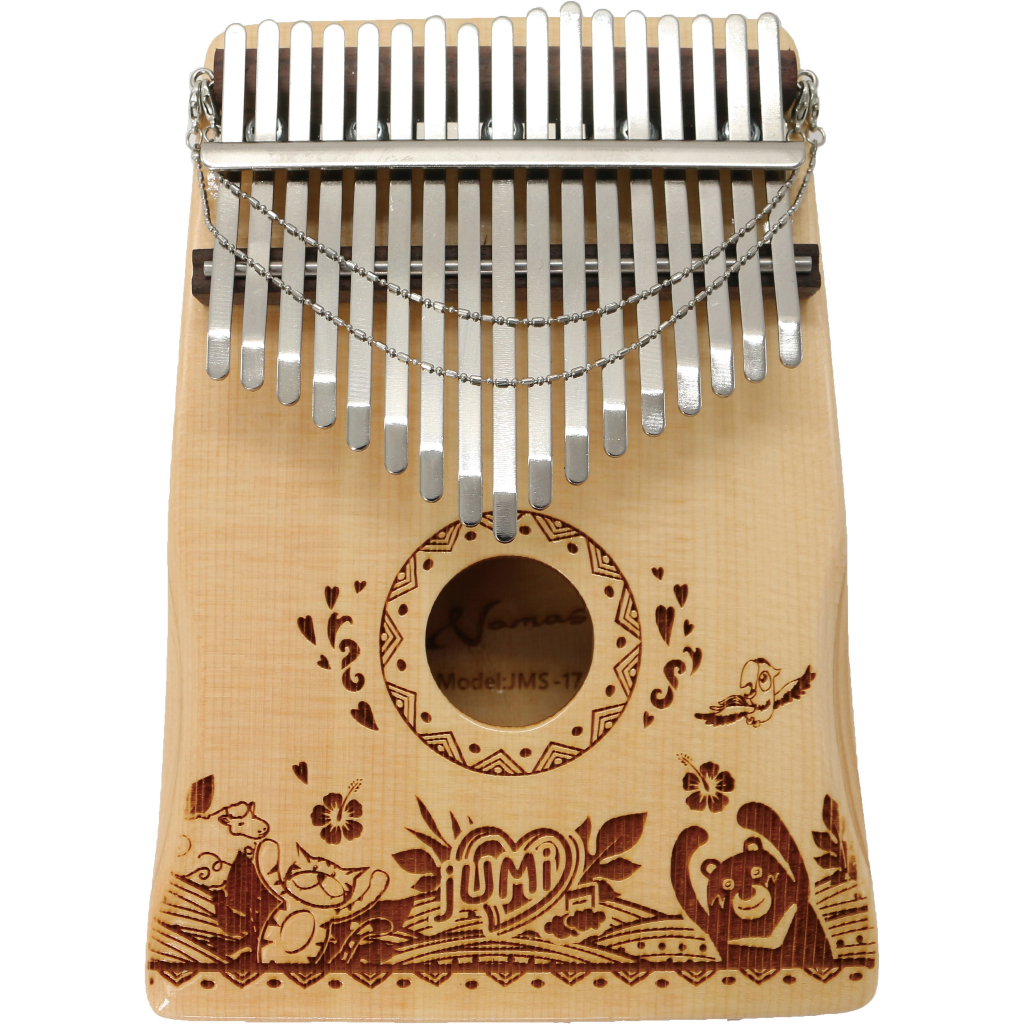全韻音樂社 - Namas JMS-17 卡林巴 全單板雲杉木 姆指琴 17音 附專用高級防撞硬盒 | 蝦皮購物