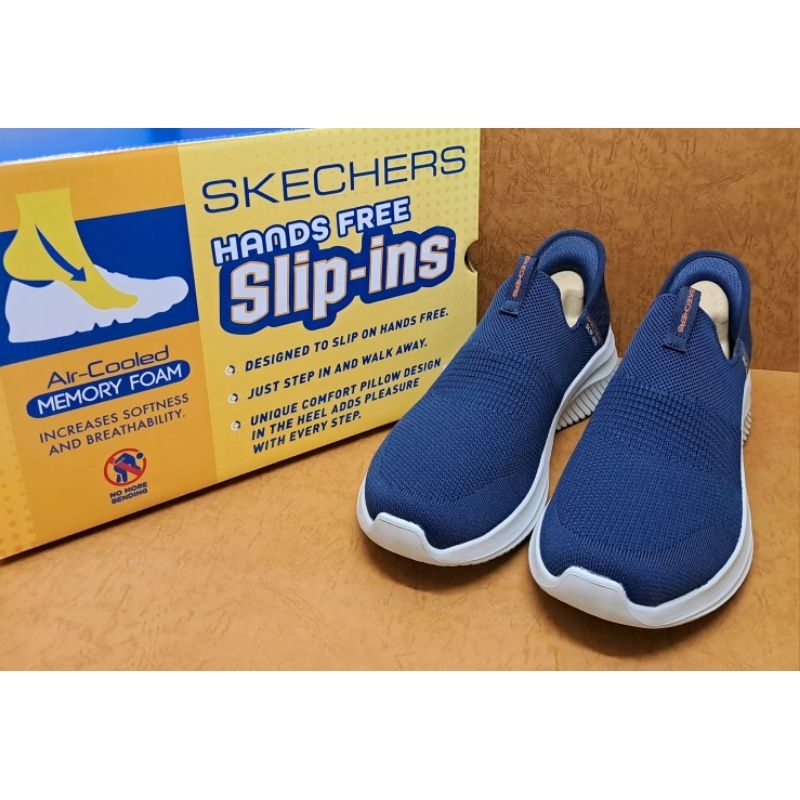 Pair SKECHERS 男休閒走路鞋 ULTRA FLEX 3 瞬滑科技 232450W/NVY 免綁帶 藍 | 蝦皮購物
