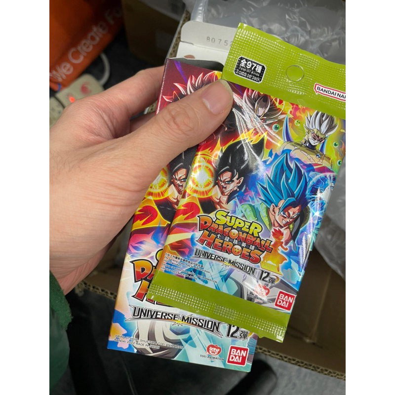 七龍珠 七龍珠英雄 SDBH 第十二彈 第12彈 十二彈 12彈 港版 台機可用 UMT12卡盒 散包 卡包 | 蝦皮購物