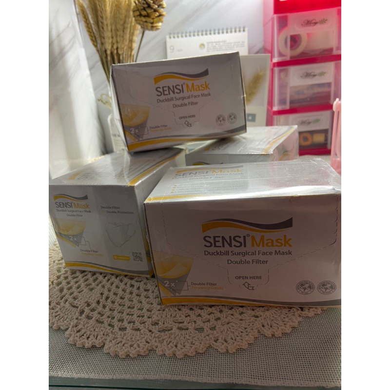 Masker Duckbill merk SENSI (1box isi 50pcs) | 蝦皮購物