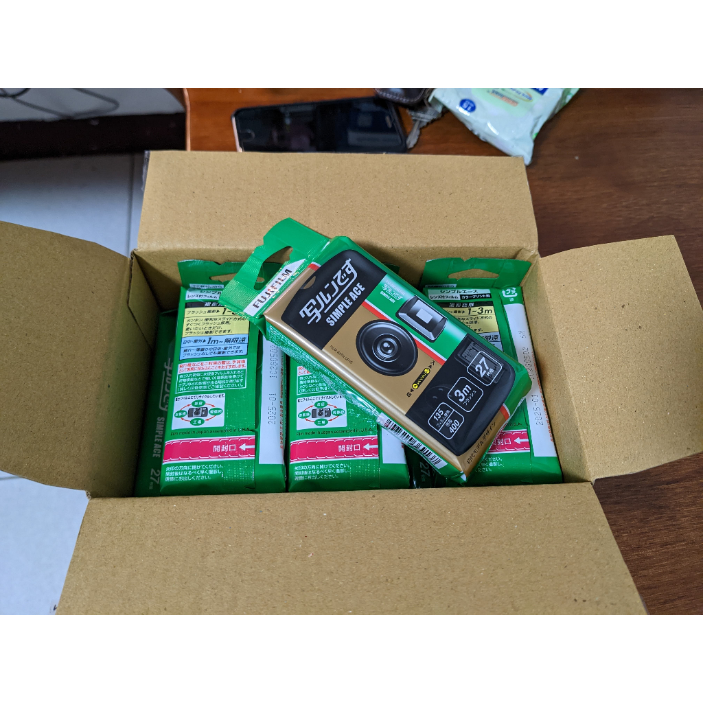 現貨 24小時內出貨 日本富士SIMPLE ACE 即可拍 閃光燈 27張 ISO400 可刷卡 | 蝦皮購物