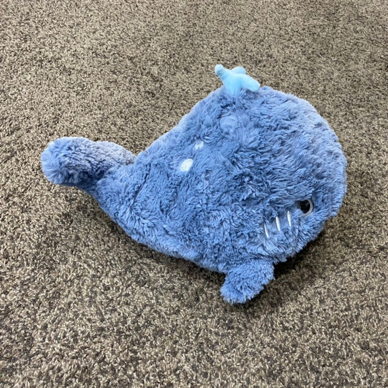 正版授權全新含吊牌POKI TOYS玩具藍鯨娃娃40公分絨毛玩偶/生日禮物 | 蝦皮購物