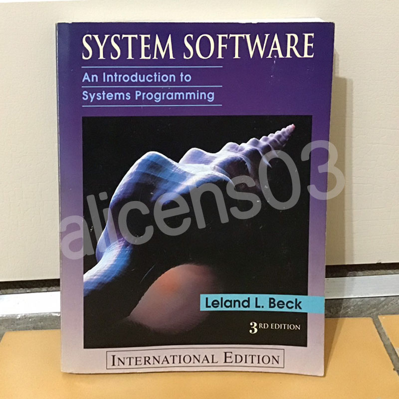 【BK154】System Software 3rd Edition 系統程式 原文書 導讀本 貝殼書 資工 電腦 大學 | 蝦皮購物