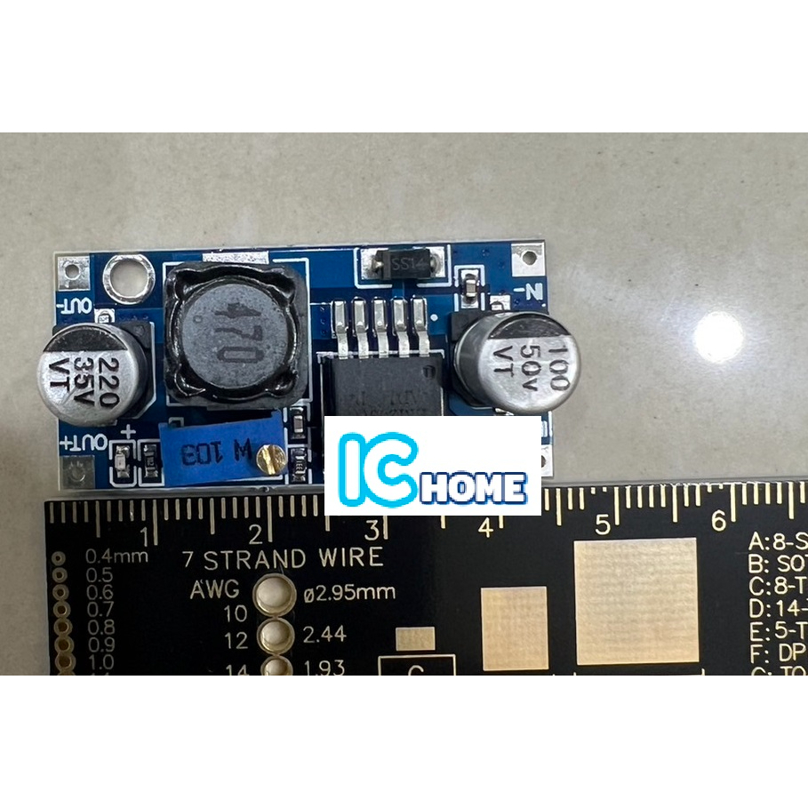 ICHOME LM2596 LM3596S ADJ降壓模組 BUCK 3A max 40V 高品質 現貨 | 蝦皮購物