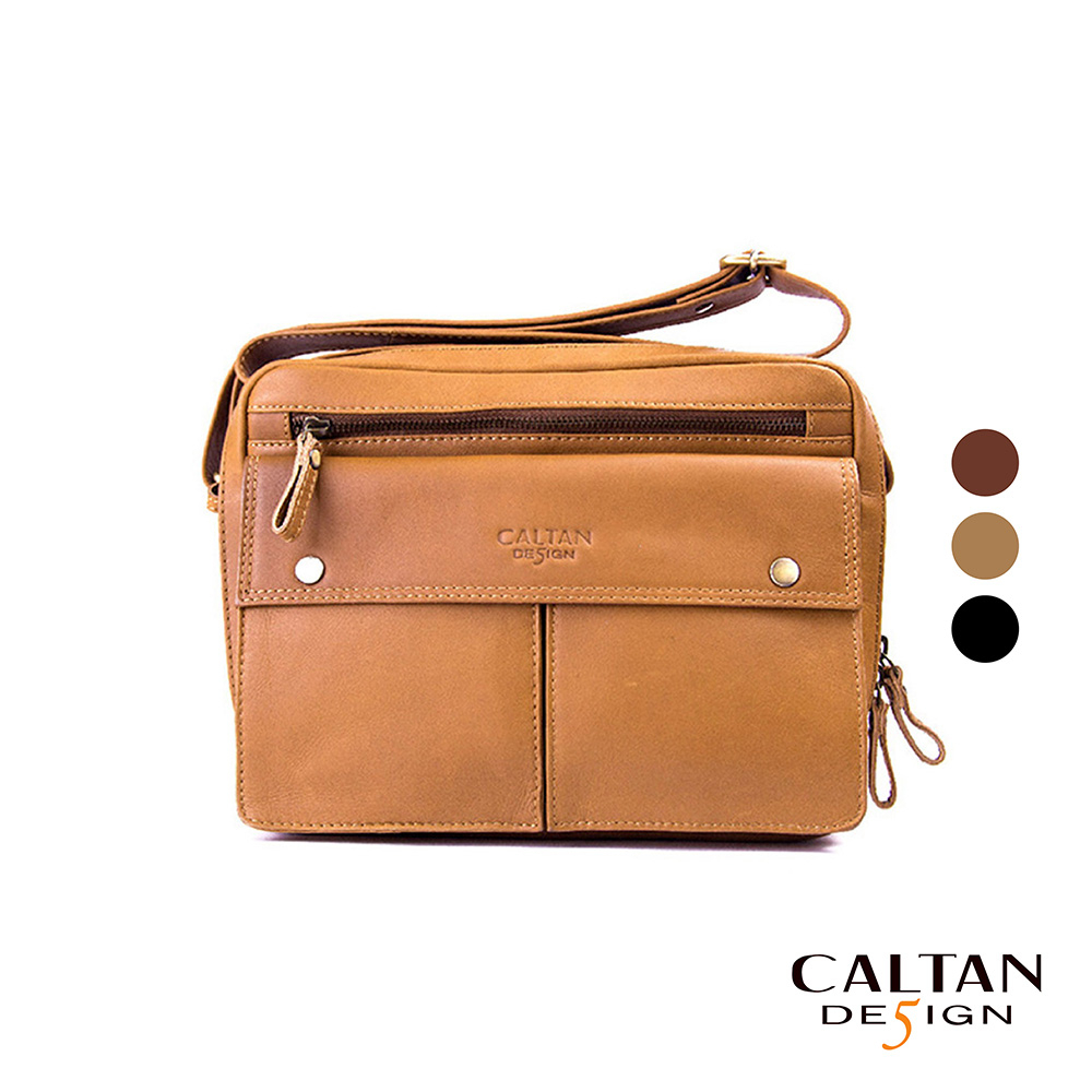 【CALTAN｜買1送1】真皮/手提包 | 真皮多夾層經典斜背包 5242_兩色 | 蝦皮購物