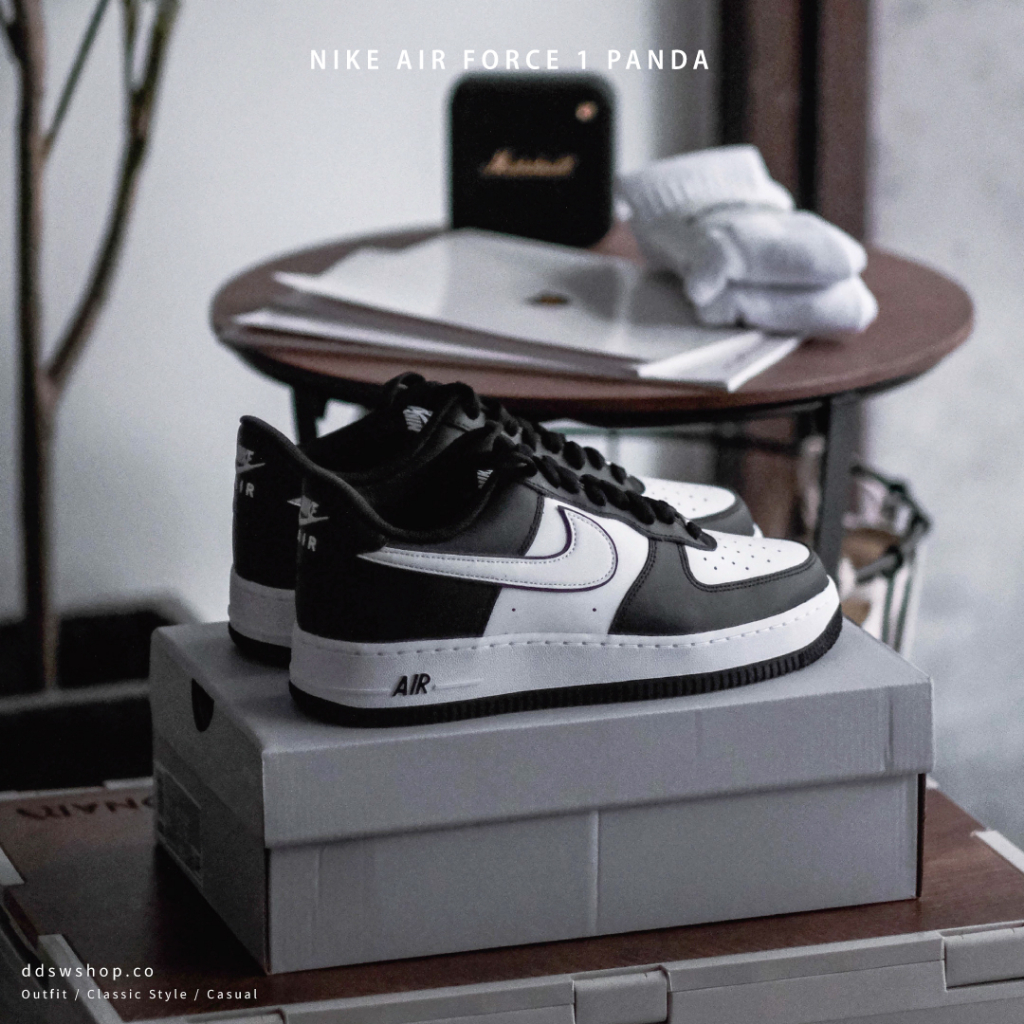 Nike Air Force 1 Low '07 LV8 Panda 熊貓 黑白 DV0788-001 | 蝦皮購物