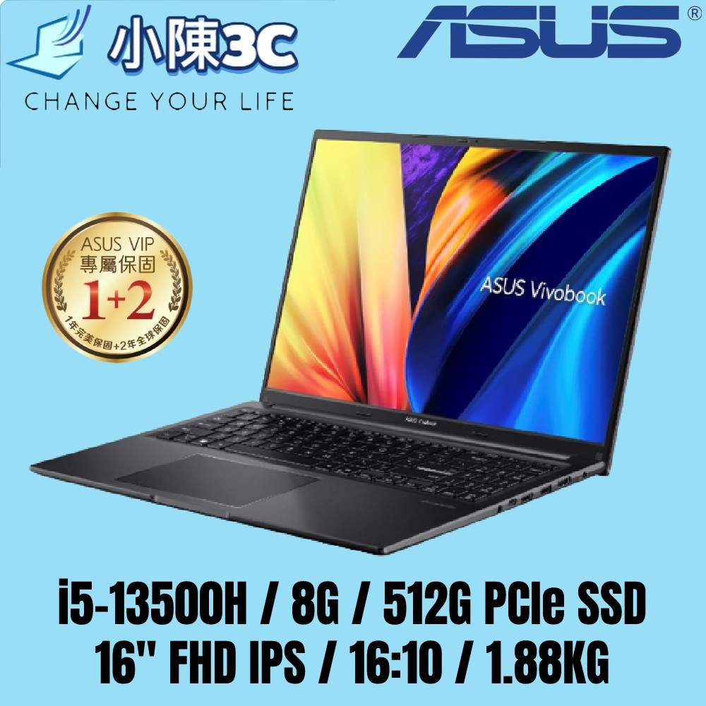 小陳3C ASUS 華碩 X1605VA-0031K13500H 搖滾黑 (全新未拆) X1605VA X1605 | 蝦皮購物