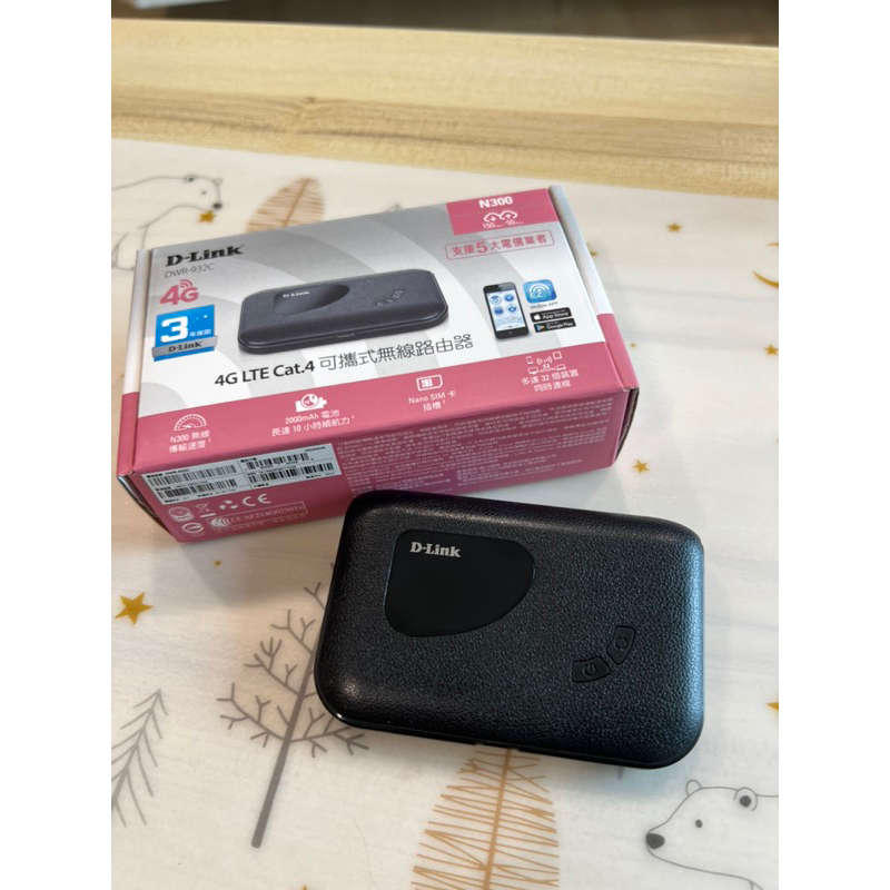 【D-Link】DWR-932C-G1 4G LTE SIM卡 Wi-Fi 分享 無線 行動可攜式 4G路由器/分享器 | 蝦皮購物