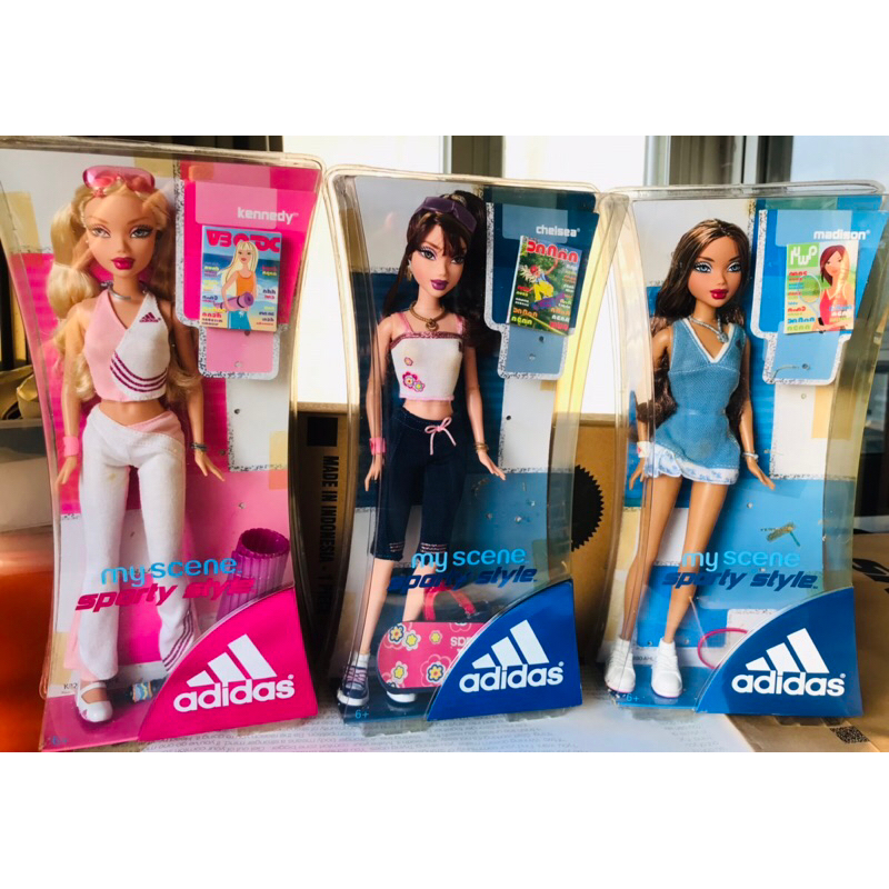 Barbie 】（客訂保留）收藏型非芭比— 我的主張（my scene sporty adidas Doll) | 蝦皮購物