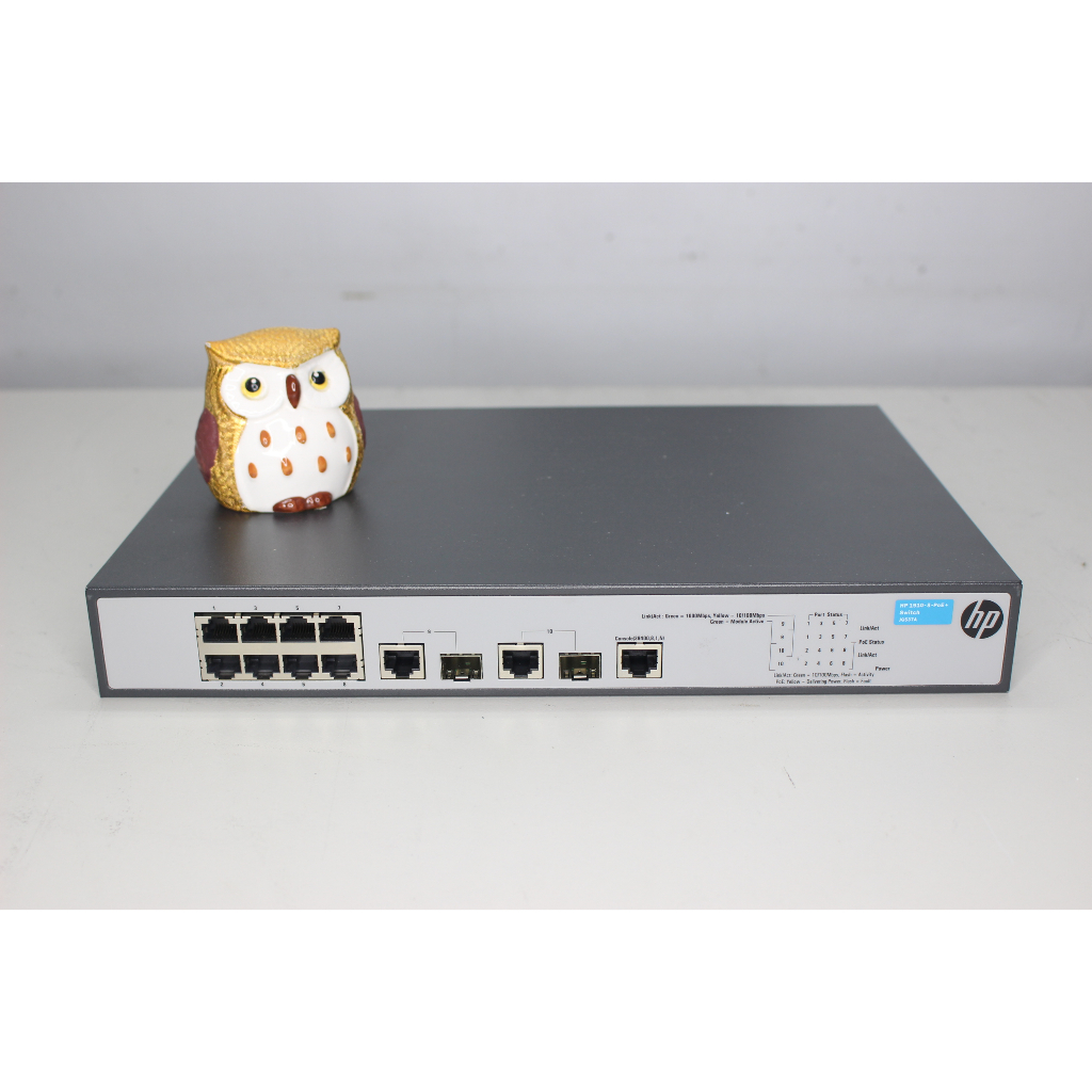 HP JG537A 1910-8-PoE+ 8Port Gigabit PoE+ Switch | 蝦皮購物