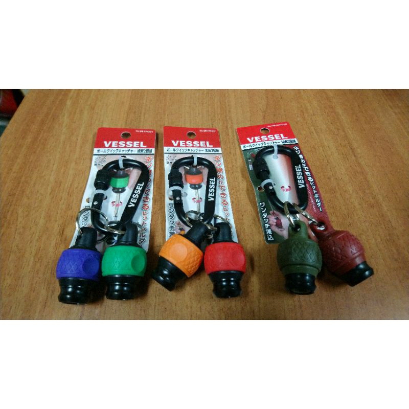 日本VESSEL QB-22K2GV QB-22K2RY QB-22K2DGR迷你螺絲起子掛勾- 綠+紫(蝦皮代開發票) | 蝦皮購物