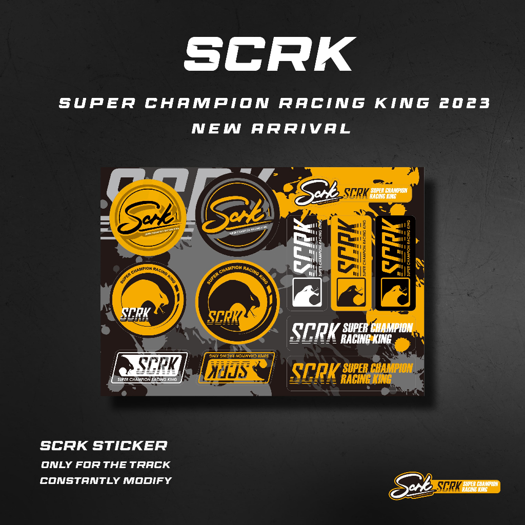 SCRK 金浤官方旗艦店｜SCRK品牌貼紙 車貼 | 蝦皮購物