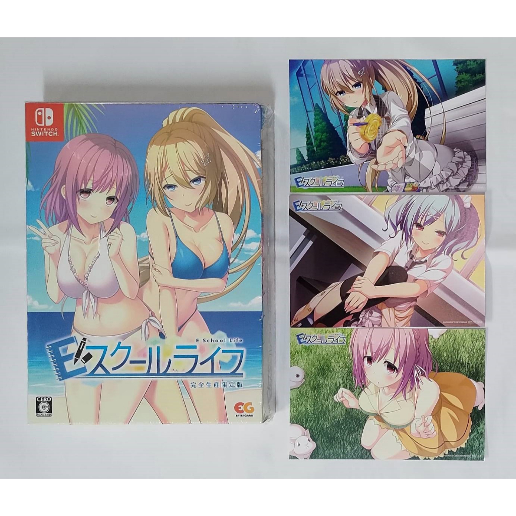 NS Switch 全新 日文版 無中文 E校園生活 限定版 Eスクールライフ 日版 戀愛AVG 美少女 galgame | 蝦皮購物
