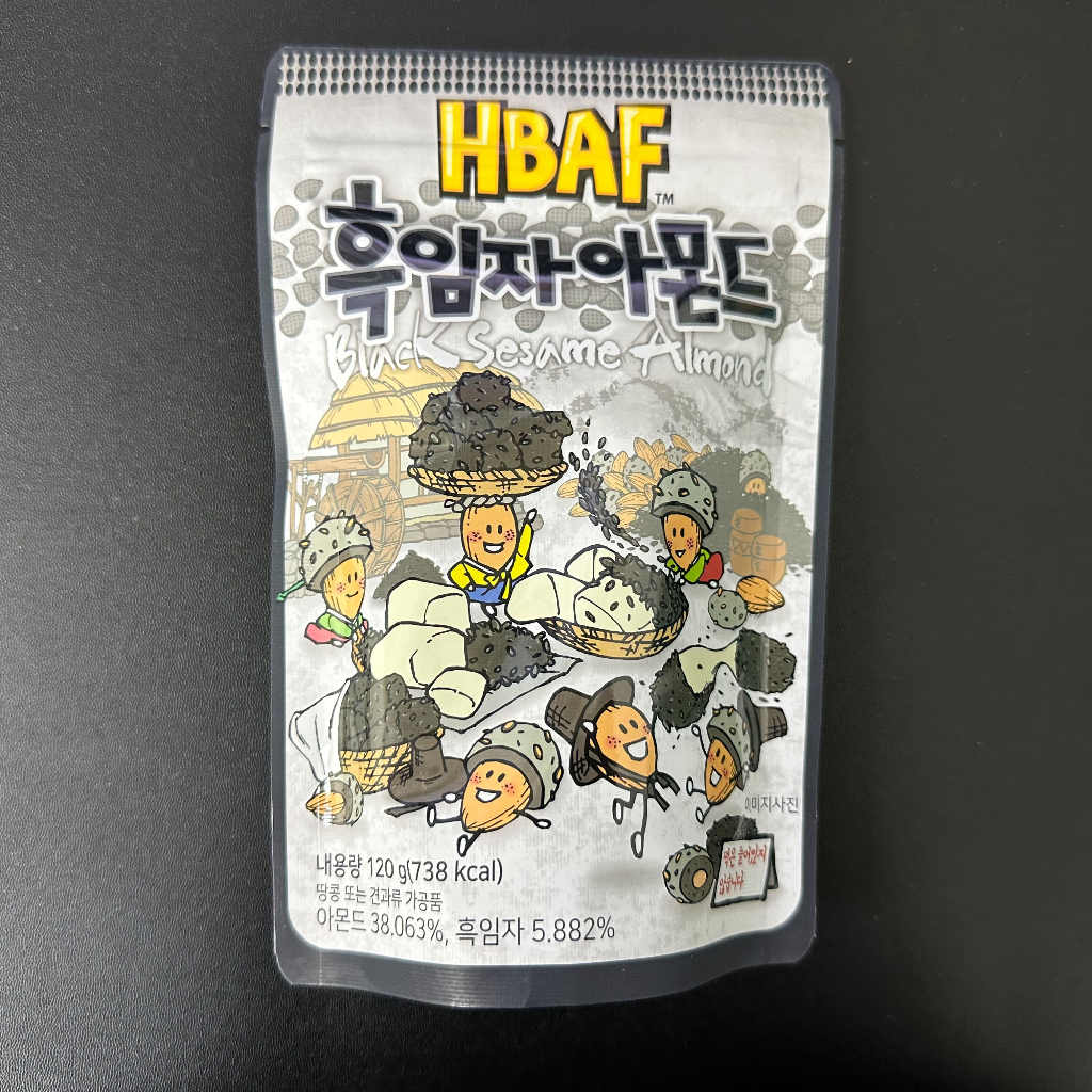 台灣現貨 大包 HBAF 190g 210g 韓國杏仁 大包 中包 40g大隨身包 多種口味! 杏仁果 花生 | 蝦皮購物