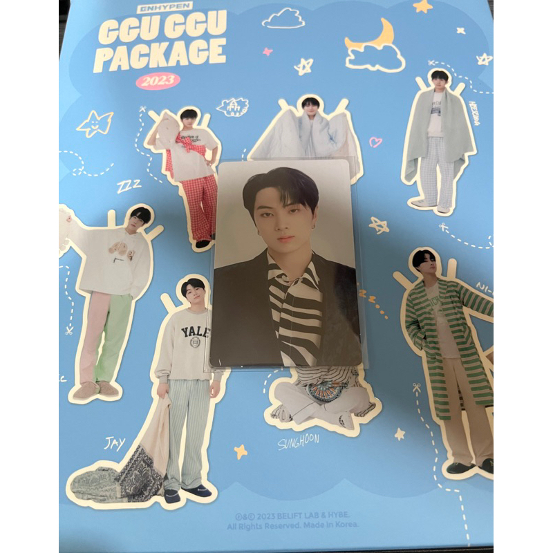 ENHYPEN 2023 GGU GGU PACKAGE 咕咕盒 隨機小卡 JAY 整組出 含WVS特典[請看商品說明] | 蝦皮購物