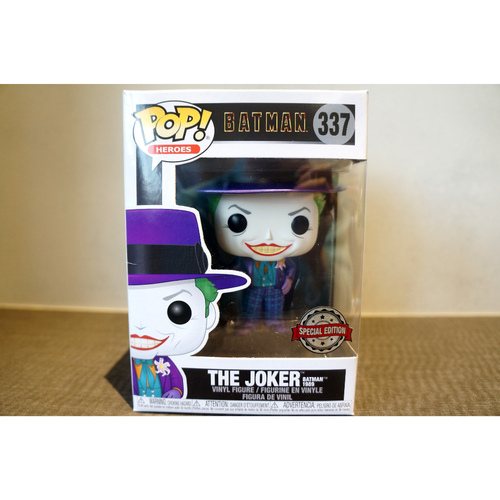 【找玩具】全新現貨 FUNKO POP 337 小丑 THE JOKER batman 1989 | 蝦皮購物