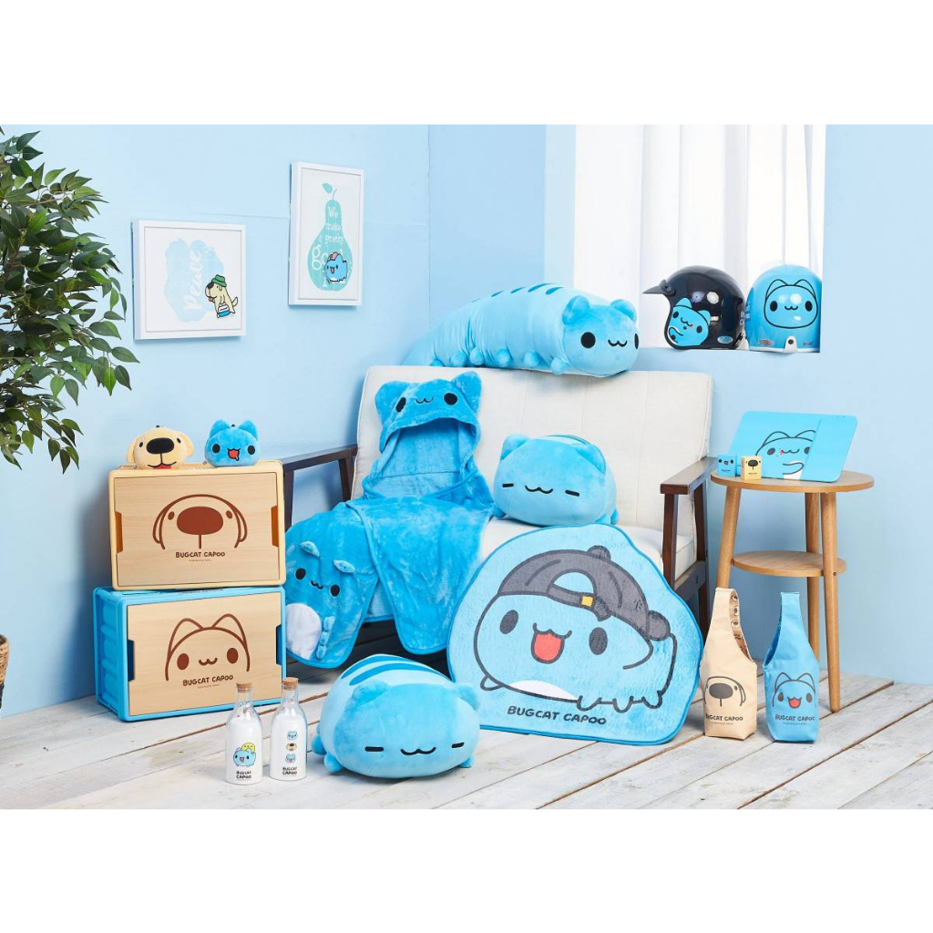 7-11限量 貓貓蟲 咖波CAPOO USB/摺疊收納桌/無線充電滑鼠墊/小夜燈/隨身鏡/造型連帽收納毯 | 蝦皮購物