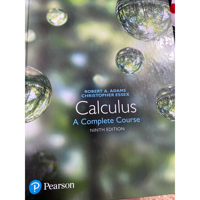 Calculus a complete course 9th edition,Robert A. Adams | 蝦皮購物
