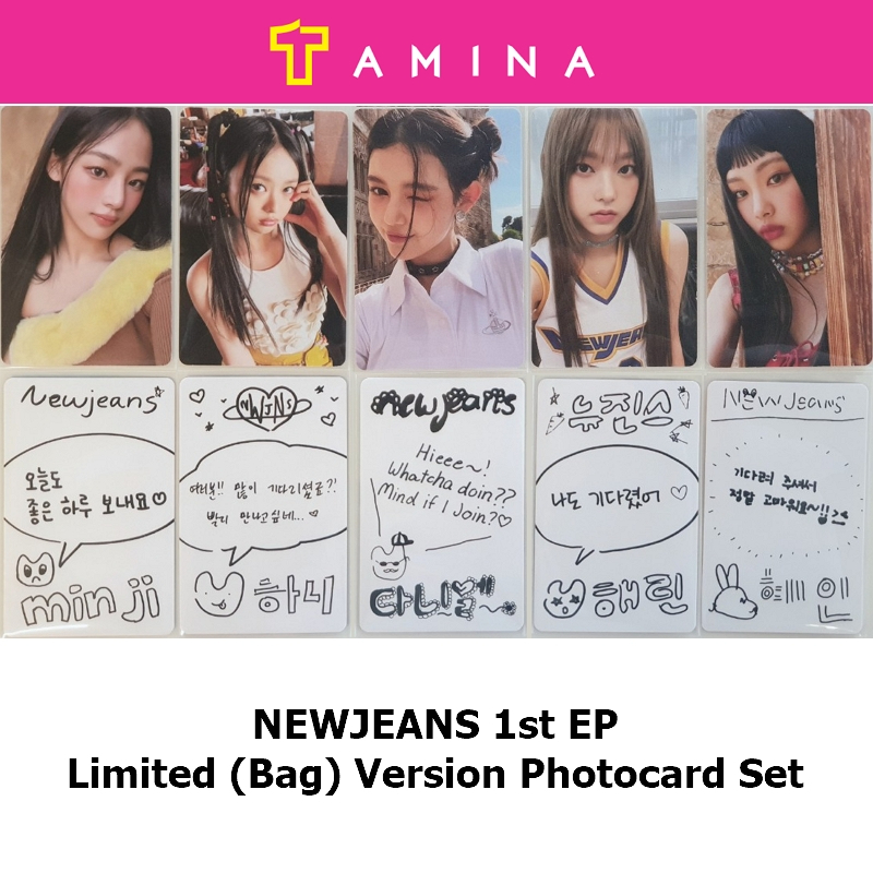 NewJeans 1st EP 'New Jeans' Limited Version Photocard Set | 蝦皮購物