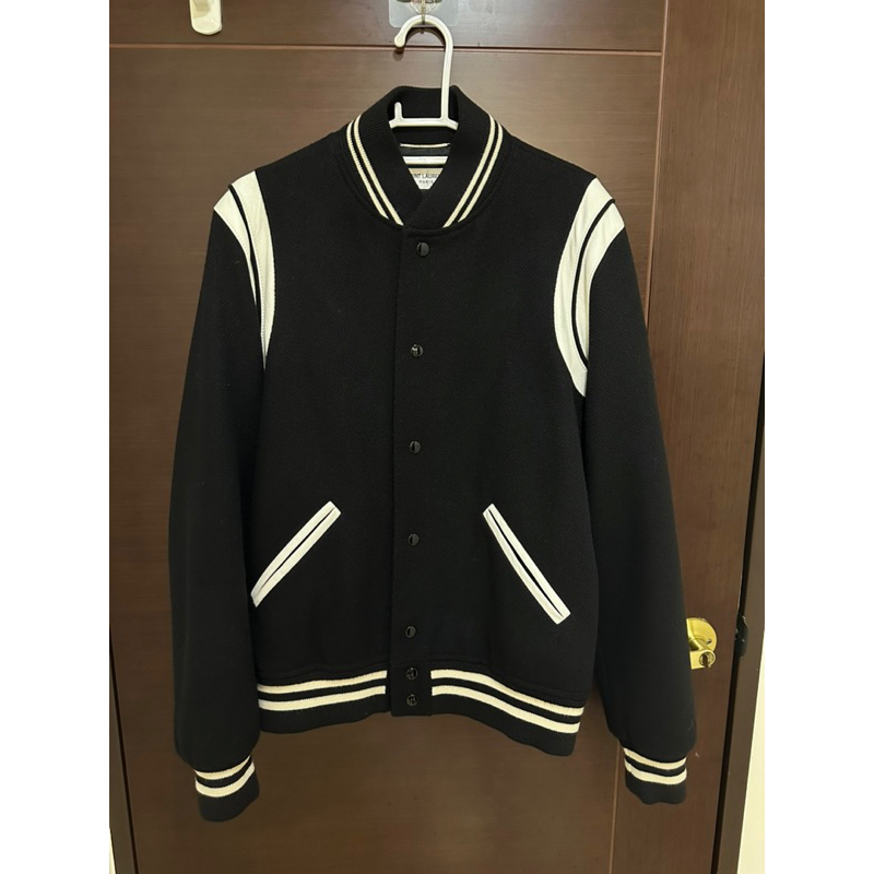 Saint Laurent Paris teddy bomber jacket ysl棒球外套 聖羅蘭 | 蝦皮購物